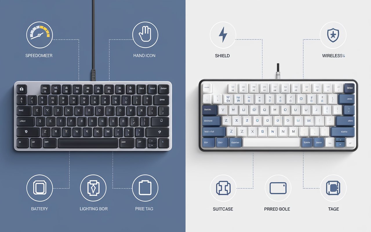 Wired Keyboard vs Wireless Keyboard – Which Wins? | Gadget Visual